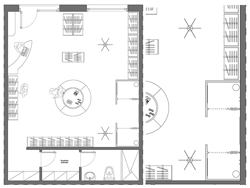 Clothing store 04 - Archweb dwg