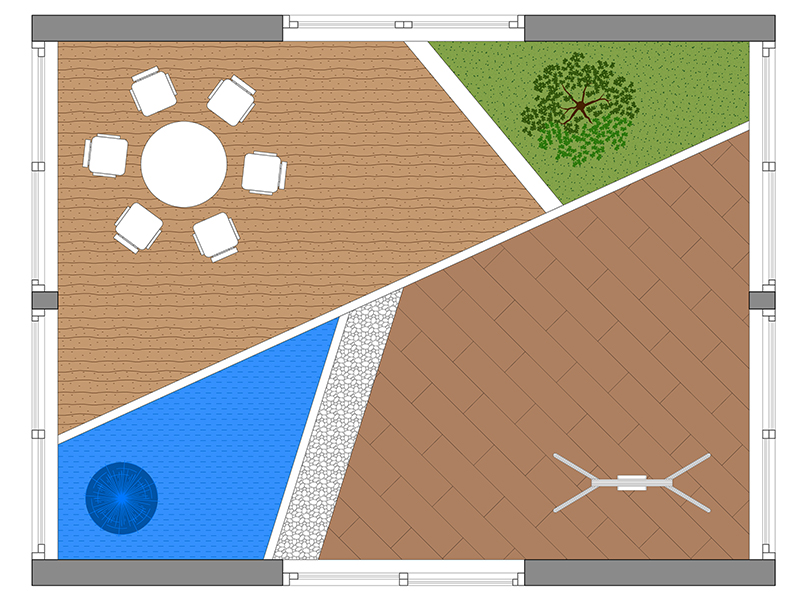 Patio dwg 07 - Archweb CAD-Block